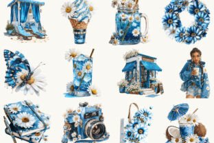 Watercolor Daisy Summer Clipart Graphic by busydaydesign · Creative Fabrica