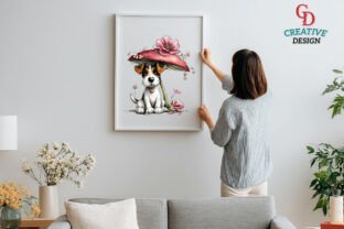 Whimsical Spring Dogs Clipart Graphic by Creative Design · Creative Fabrica
