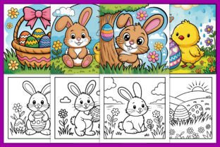 Easter Simple and Fun Coloring Pages Graphic by FuN ArT · Creative Fabrica