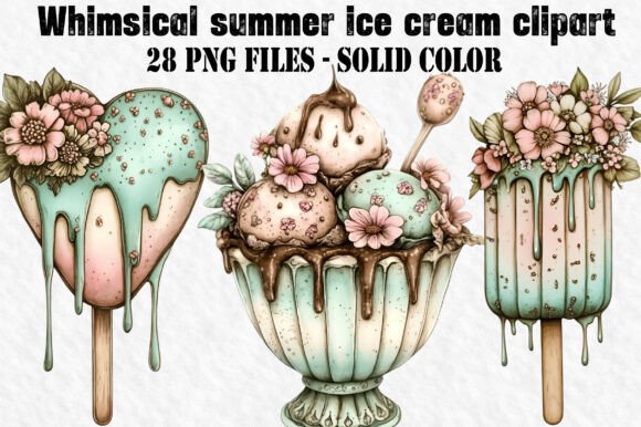 Whimsical Summer Cat Clipart Graphic by TshirtMaster · Creative Fabrica