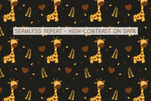 Cute Baby Giraffe Seamless Pattern Graphic by Rymarenko Studio ...