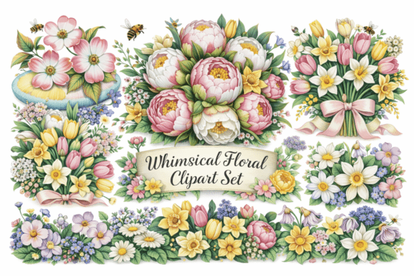 Easter Clipart Set Graphic by Creative Studio 55 · Creative Fabrica