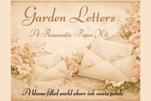 Garden Letters Graphic by valscraftscreations · Creative Fabrica