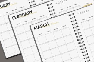 Printable Monthly Planner 2026-2030 Graphic by Design Zone · Creative ...
