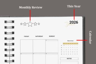 Printable Monthly Planner 2026-2030 Graphic by Design Zone · Creative ...