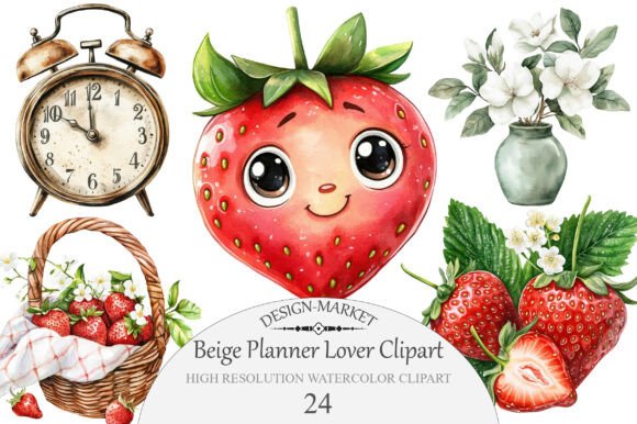 Watercolor Spelling Autumn Clipart Graphic by Design Market · Creative ...