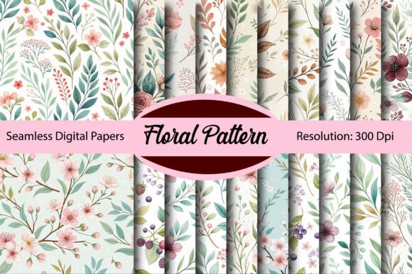 Christmas Modern Seamless Digital Paper Graphic by Colourful · Creative ...