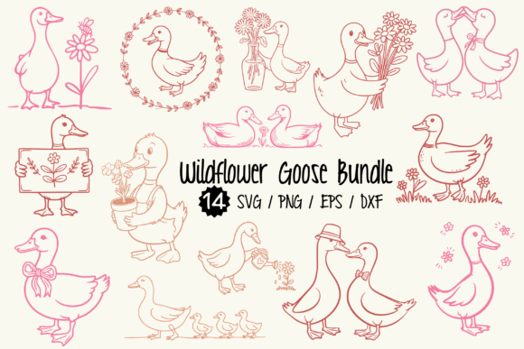 679 Goose Svg Designs & Graphics