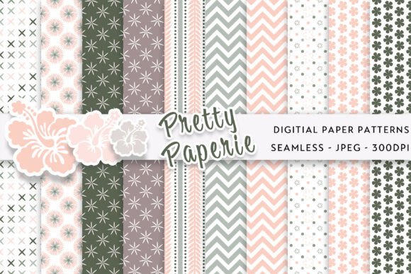 10 Spring Digital Paper Backgrounds Graphic by Pretty Paperie ...