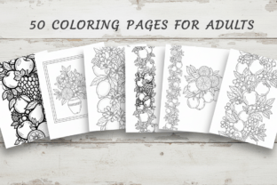 50 Citrus Fruit Branch Coloring Pages Graphic by Lasercut_pro ...