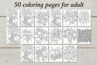 50 Citrus Fruit Branch Coloring Pages Graphic by Lasercut_pro ...