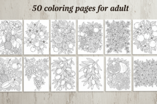 50 Citrus Fruit Branch Coloring Pages Graphic by Lasercut_pro ...