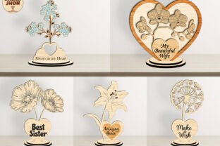 Floral Stand Laser Cut File SVG Bundle · Creative Fabrica