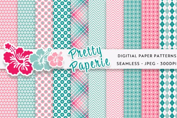 10 Spring Digital Paper Backgrounds Graphic by Pretty Paperie ...