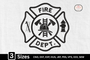 Fire Department Maltese Cross · Creative Fabrica