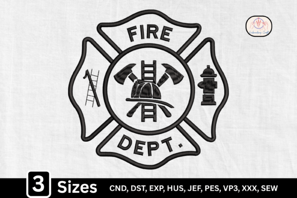 Fire Department Maltese Cross · Creative Fabrica