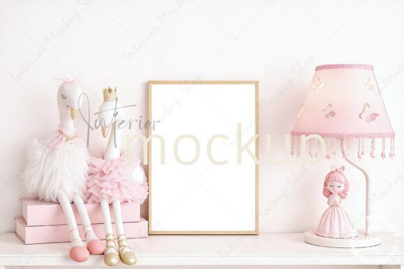Frame Mockup Kids Graphic by Mockups Shop · Creative Fabrica