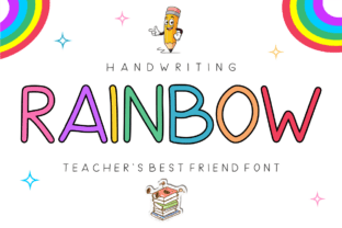 Kids Reading Font by TaralArt · Creative Fabrica