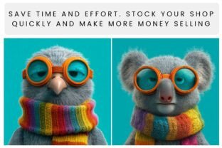 Stylised Animals Wearing Glasses Graphic by CITTRA Collective ...