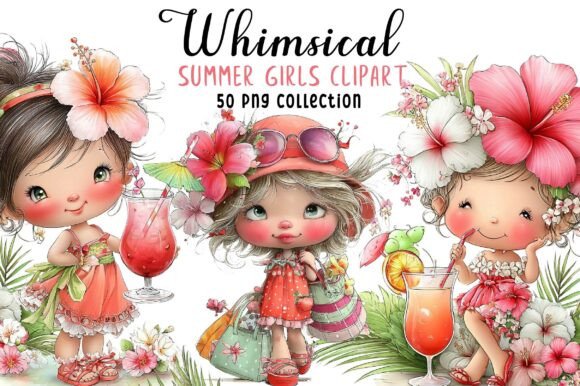 Whimsical Summer Hedgehog Clipart Graphic by Print Magic · Creative Fabrica