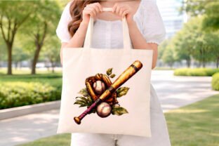 Boho Baseball Clipart Graphic by Creative Print · Creative Fabrica