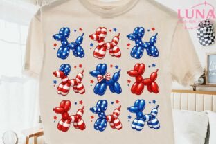 Patriotic Balloon Dogs PNG Clipart Graphic by LunaDesignHouse ...