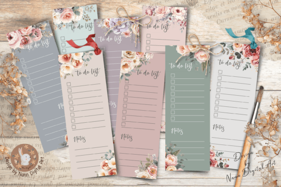To Do List Printable Journaling Notepad Graphic by Nann Digital Art ...