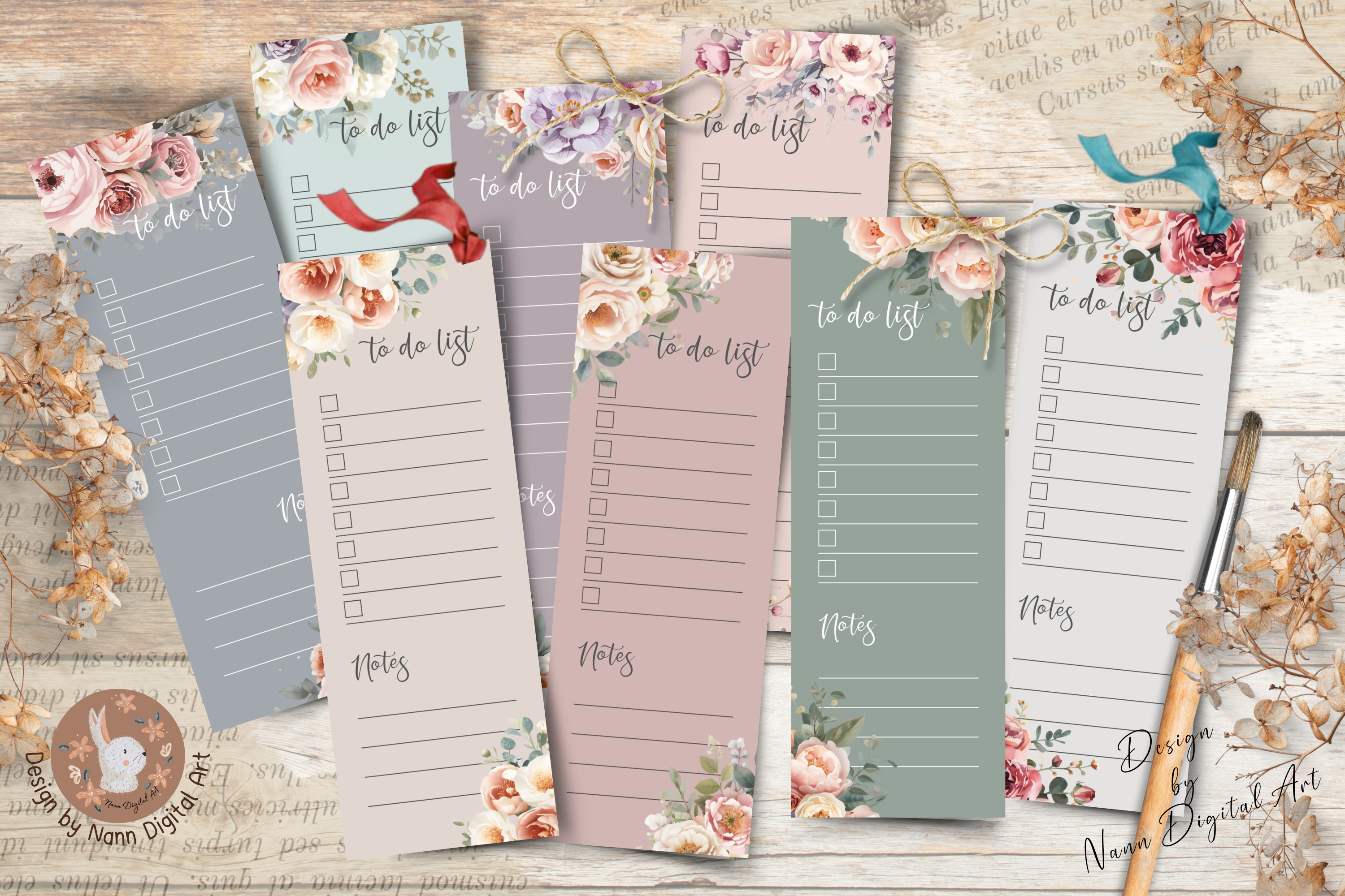To Do List Printable Journaling Notepad Graphic by Nann Digital Art ...