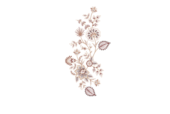Beautiful Flower Embroidery Design · Creative Fabrica
