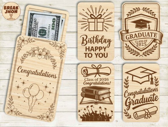 Graduation Money Holder SVG Bundle · Creative Fabrica