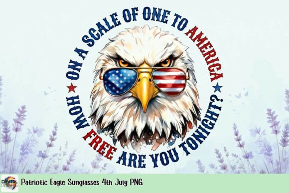 Patriotic Eagle Freedom T-Shirt Design Graphic by Digital Delights ...