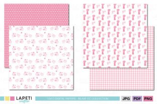 Pink Cute Digital Papers Graphic by lapeticrafter · Creative Fabrica