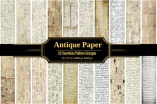 Antique Manuscript Seamless Background Graphic by Attractions Artist ...