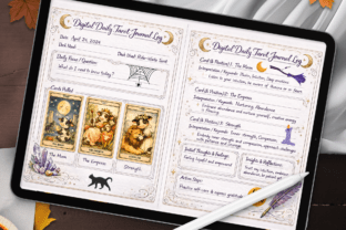 Cow Tarot Cards Clipart, 22 PNG Graphic by digitalplannerland ...