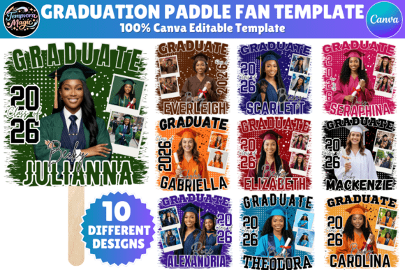 Graduation Stole Canva Editable Template Graphic by Canva Magic ...
