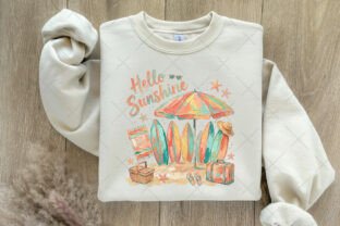 Hello Sunshine Summer Beach PNG Graphic by daily.arts · Creative Fabrica