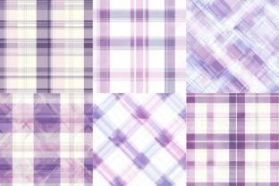 Lavender Pastel Plaid Pattern Graphic by Dream Print · Creative Fabrica