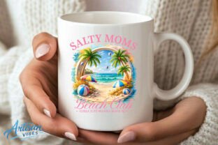 Salty Moms Beach Club Summer PNG Graphic by Artisan Vibes · Creative ...