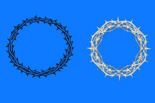 Thorn Shield Outline Sharp Branch Design Graphic by DESIGN POWER ...