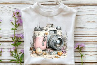 Whimsical Cold Summer Beach Clipart Graphic by RevolutionCraft ...