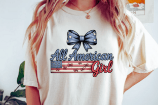 American Girl PNG, Preppy 4th of July Graphic by Pixel Princess ...