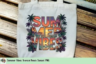 Summer Vibes Tropical Beach Sunset PNG Graphic by Digital Delights ...