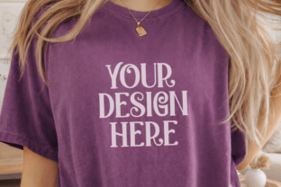 Berry Comfort Colors C1717 Shirt Mockup Graphic by Styled Stock Mock ...