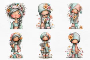 Watercolor Cute Kids Clipart Graphic by BlackDogsMedia · Creative Fabrica