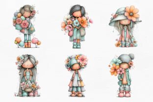 Watercolor Cute Kids Clipart Graphic by BlackDogsMedia · Creative Fabrica