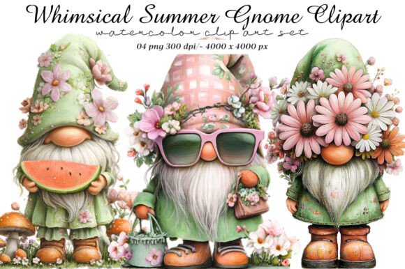 Whimsical Summer Teddy Bear Clipart Graphic by GatewayDesign · Creative ...