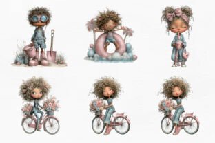 Whimsical Summer Kids Clipart Graphic by PinkyDesigns · Creative Fabrica