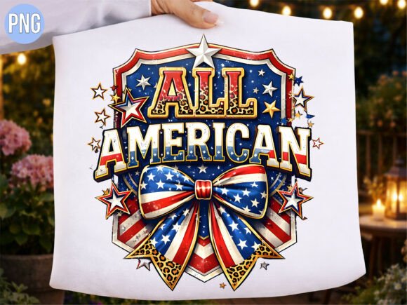 USA Mama Fourth of July Bow PNG T-SHIRT Graphic by Lily Embroidery ...