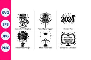 Class of 2024 Graduation Party Graphic by SVG vector PNG · Creative Fabrica