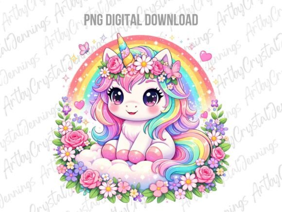 Folk Art Farm Sheep Floral PNG Graphic by ArtbyCrystalJennings ...